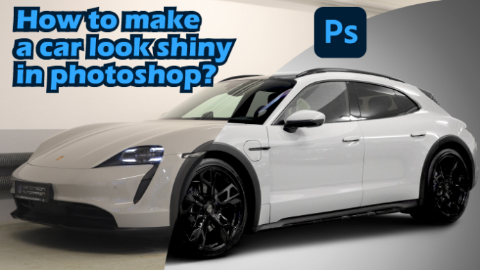 How to make a car look shiny in photoshop